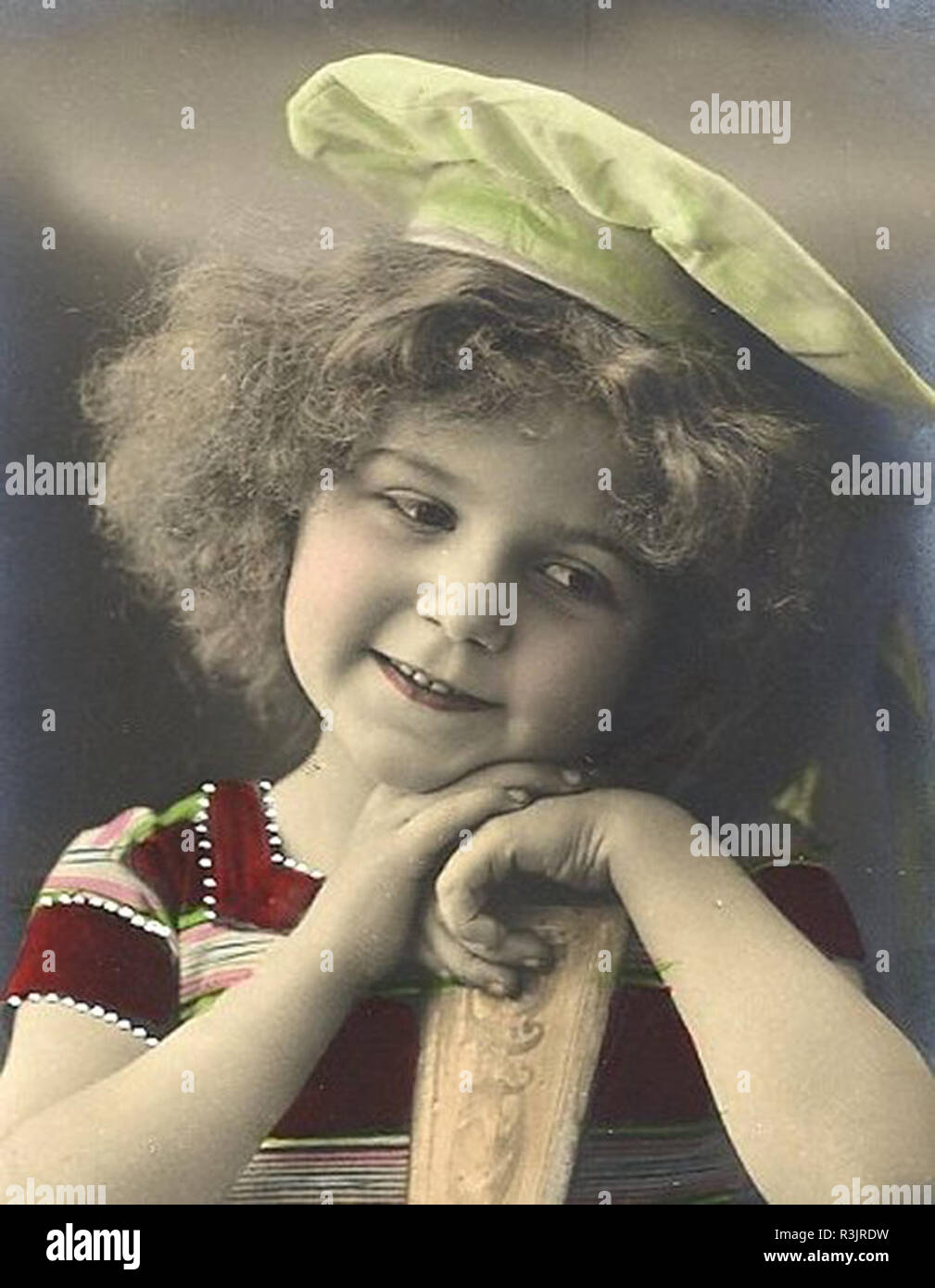 vintage image of a victorian child Stock Photo - Alamy