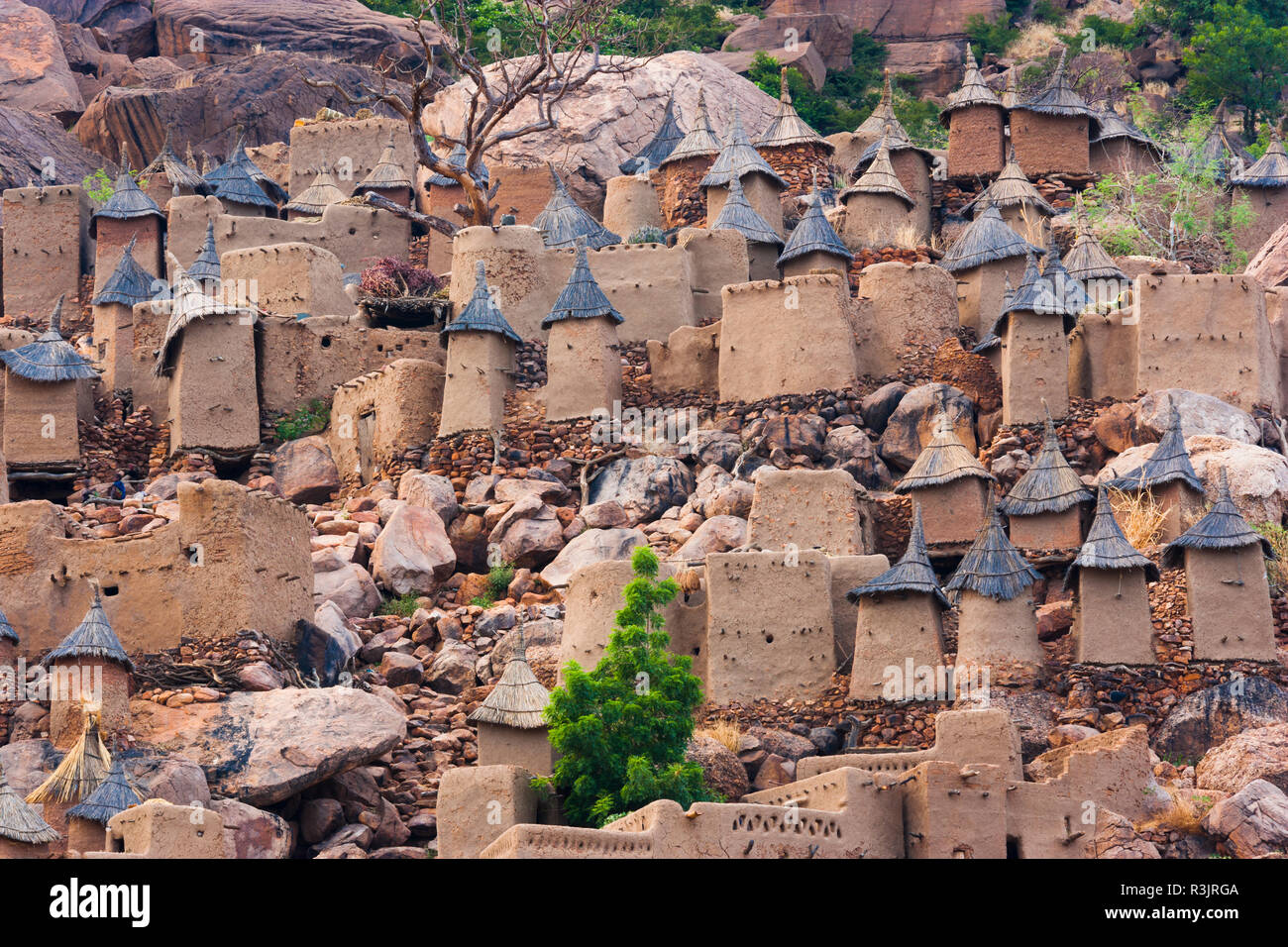 Dogon village, Mali Stock Photo - Alamy