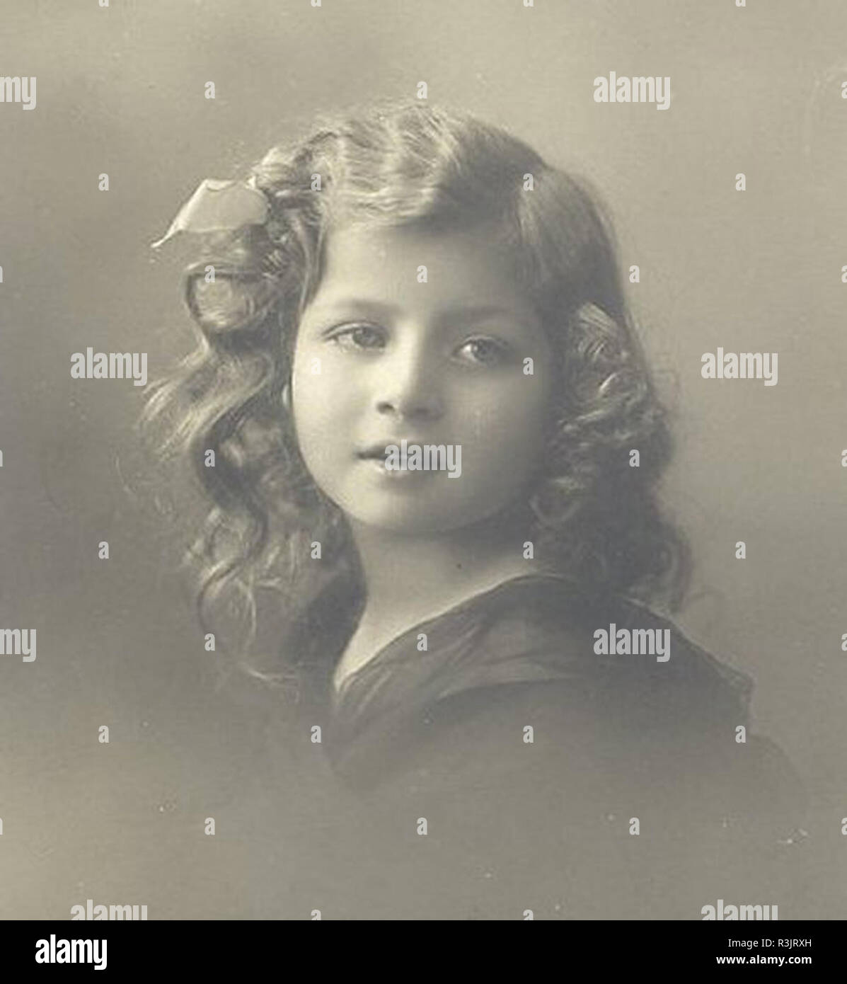 vintage image of a victorian child Stock Photo - Alamy