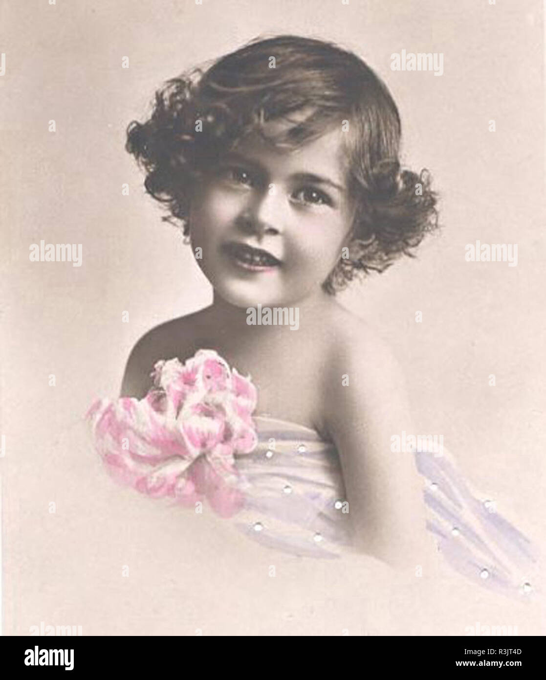 vintage image of a victorian child Stock Photo - Alamy