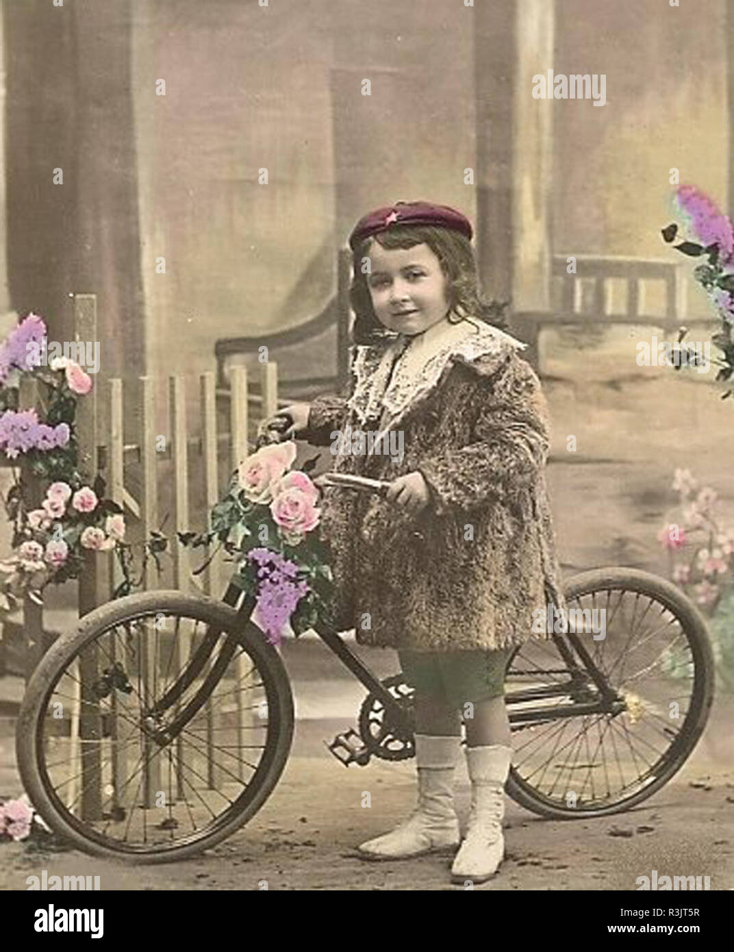 vintage image of a victorian child Stock Photo - Alamy
