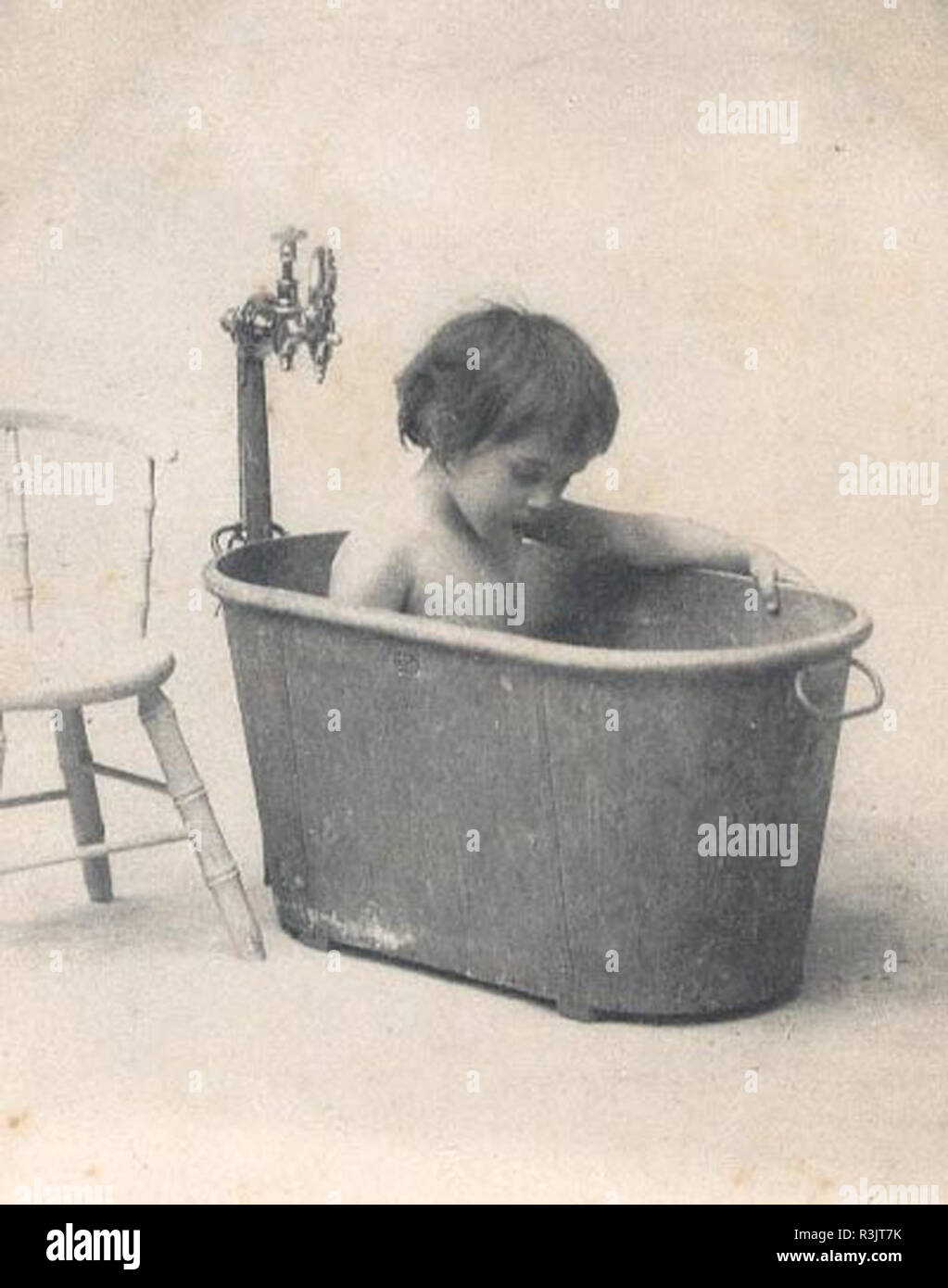 vintage image of a victorian child Stock Photo - Alamy