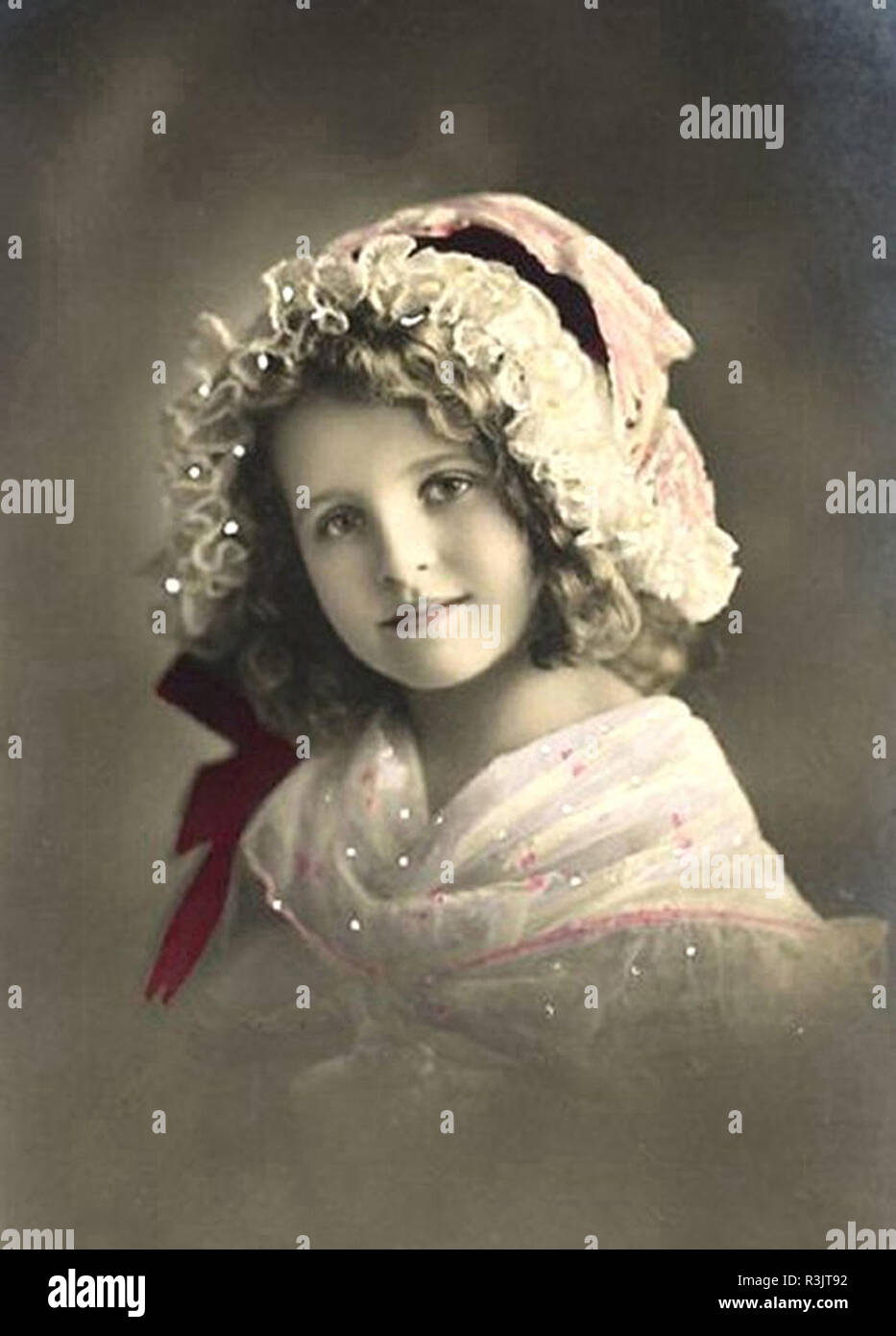 vintage image of a victorian child Stock Photo - Alamy