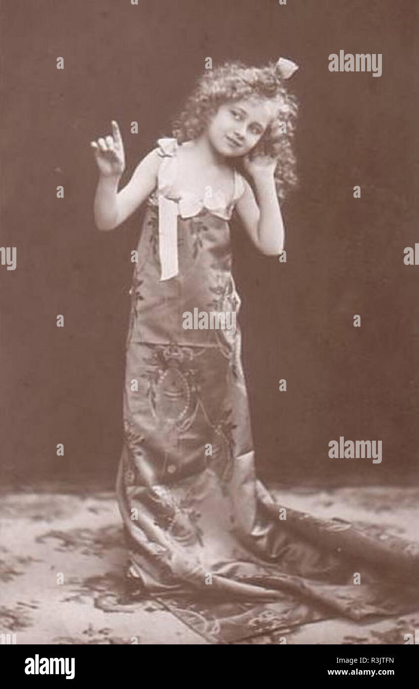 vintage image of a victorian child Stock Photo - Alamy