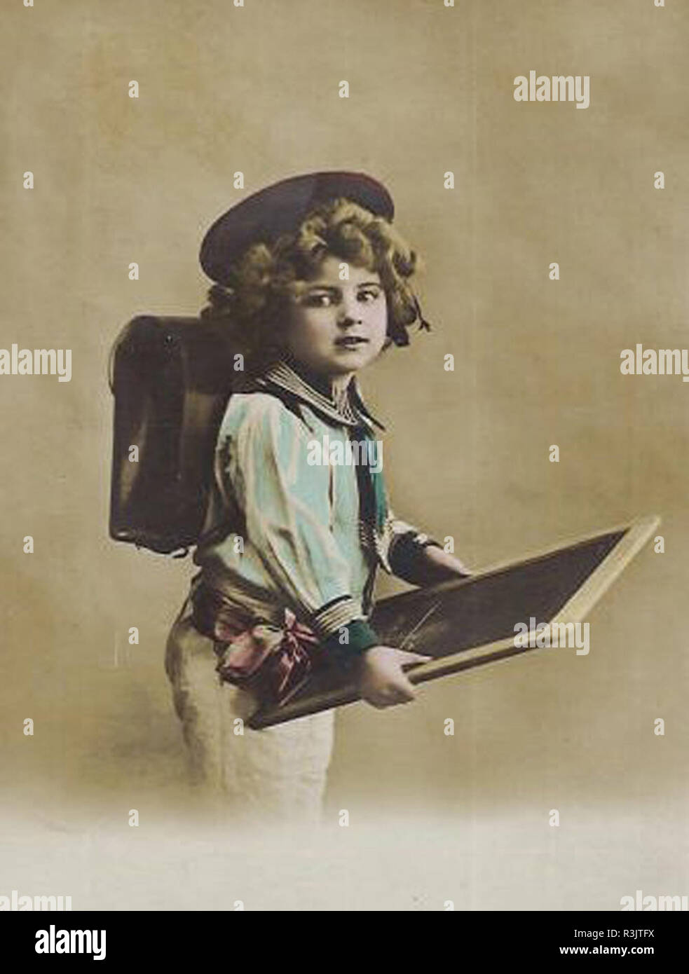 vintage image of a victorian child Stock Photo - Alamy