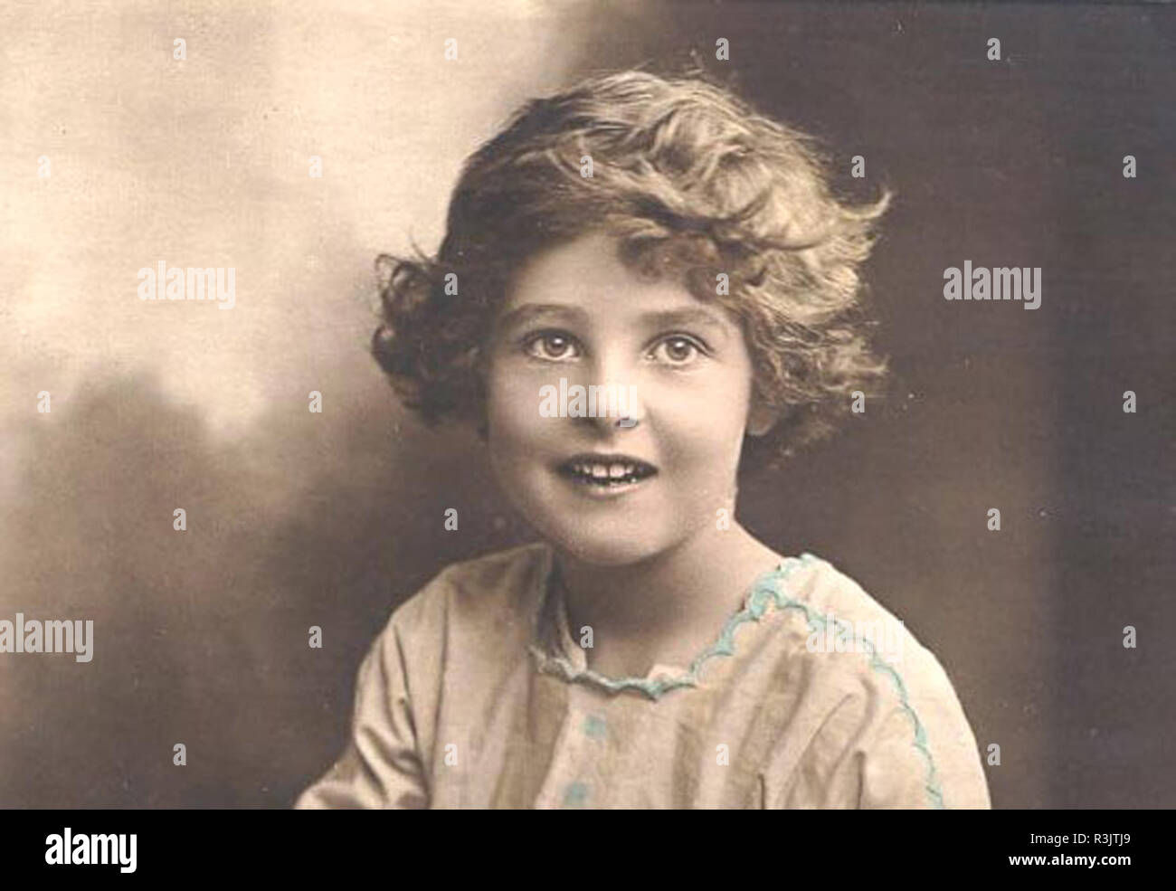 vintage image of a victorian child Stock Photo - Alamy