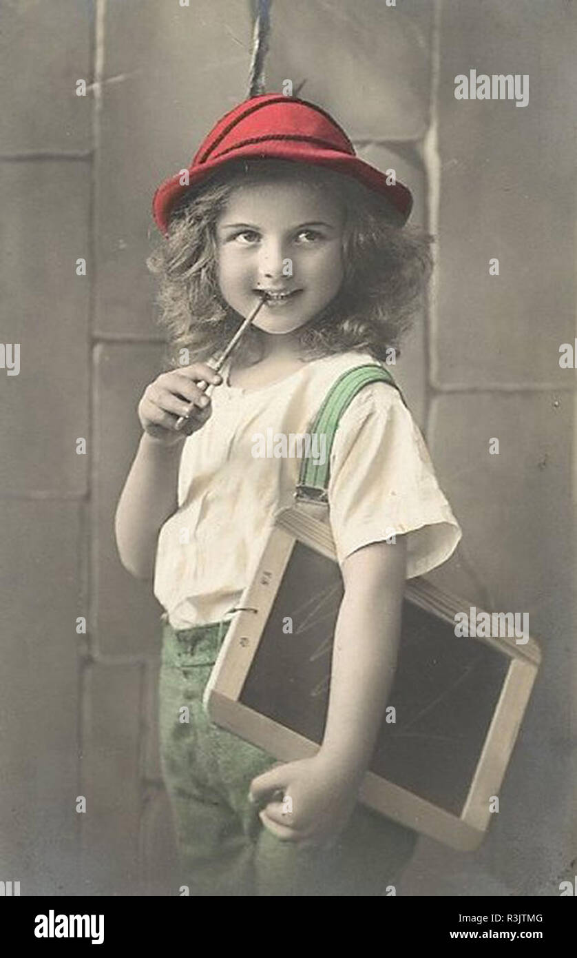 vintage victorian child classic image Stock Photo - Alamy
