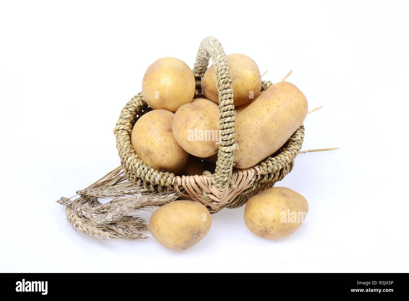 Potato empty bag harvest hi-res stock photography and images - Alamy