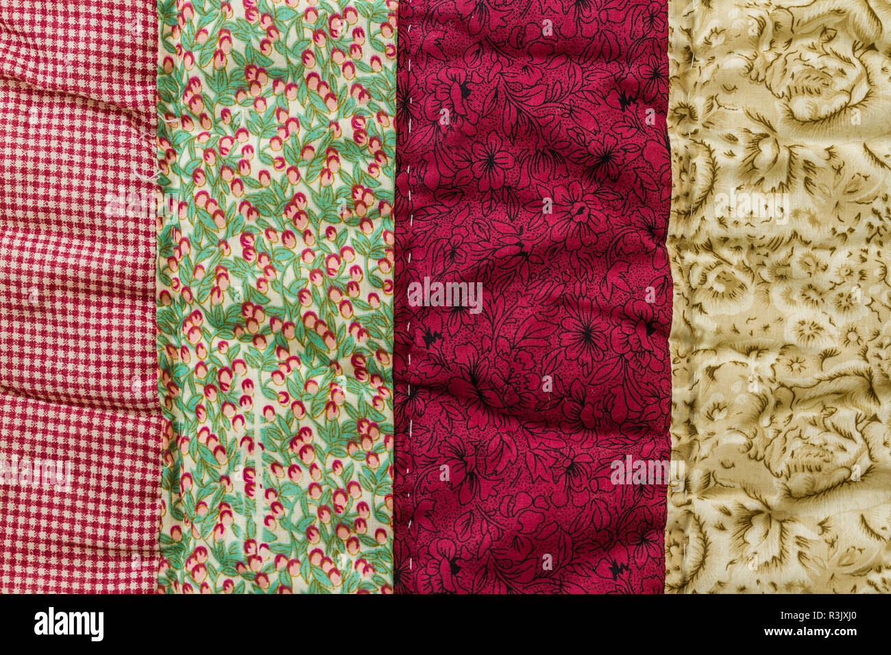 Part patchwork quilt background hi-res stock photography and images - Alamy