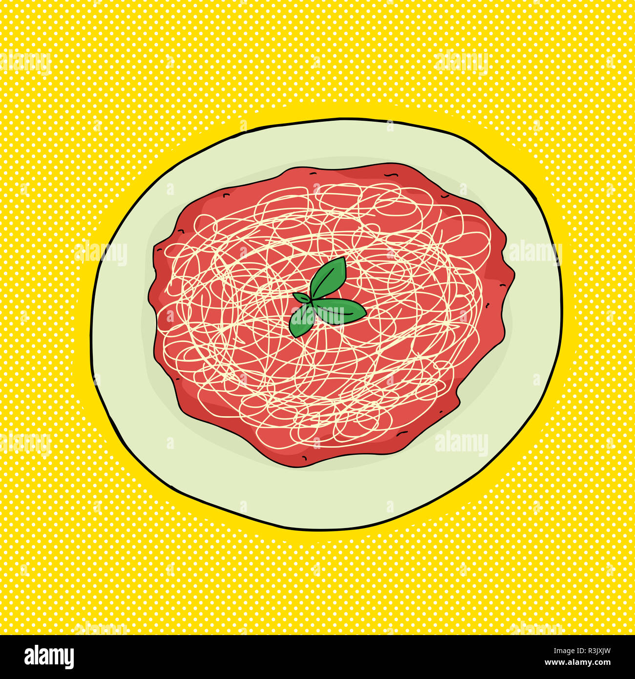 Cartoon pasta hi-res stock photography and images - Alamy