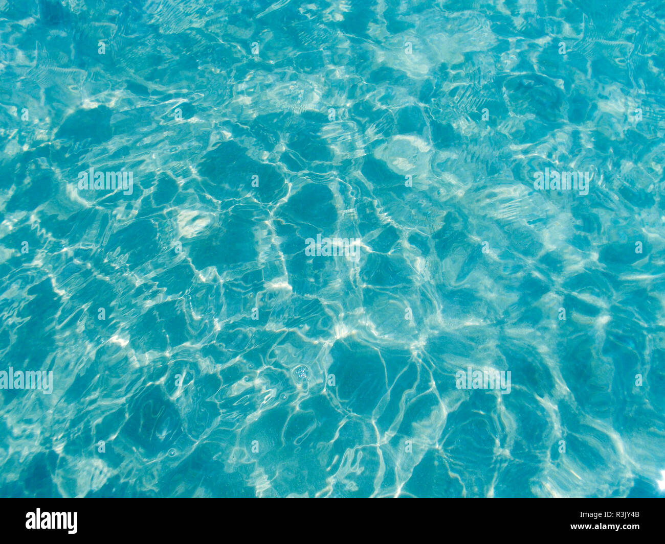 Water reflections at the sea . Underwater photography. Summertime ...