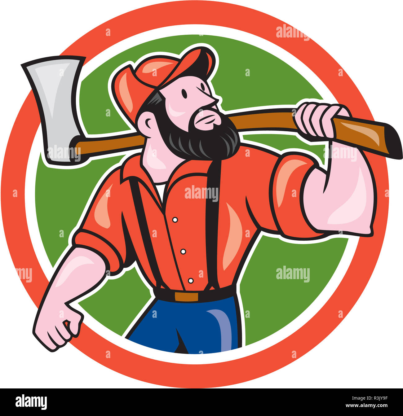 Paul bunyan cartoon hi-res stock photography and images - Alamy
