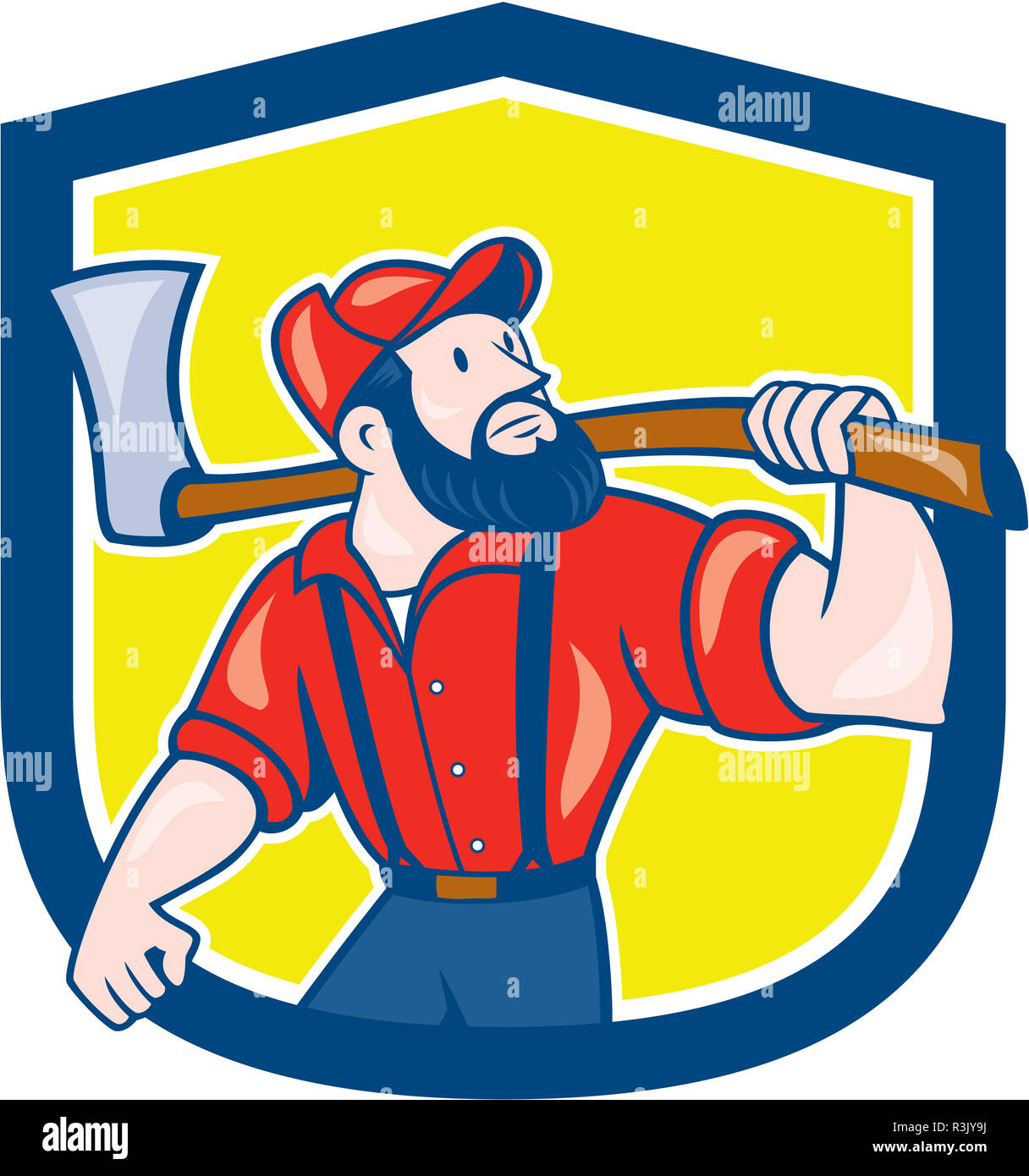 Paul bunyan cartoon hi-res stock photography and images - Alamy