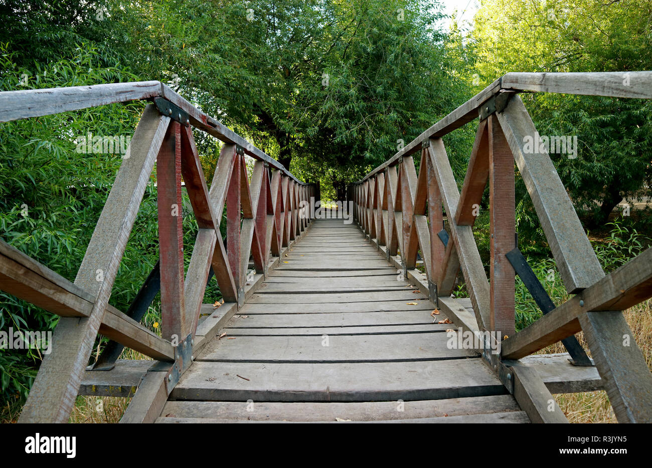 Wood Plank Bridge High Resolution Stock Photography and Images - Alamy