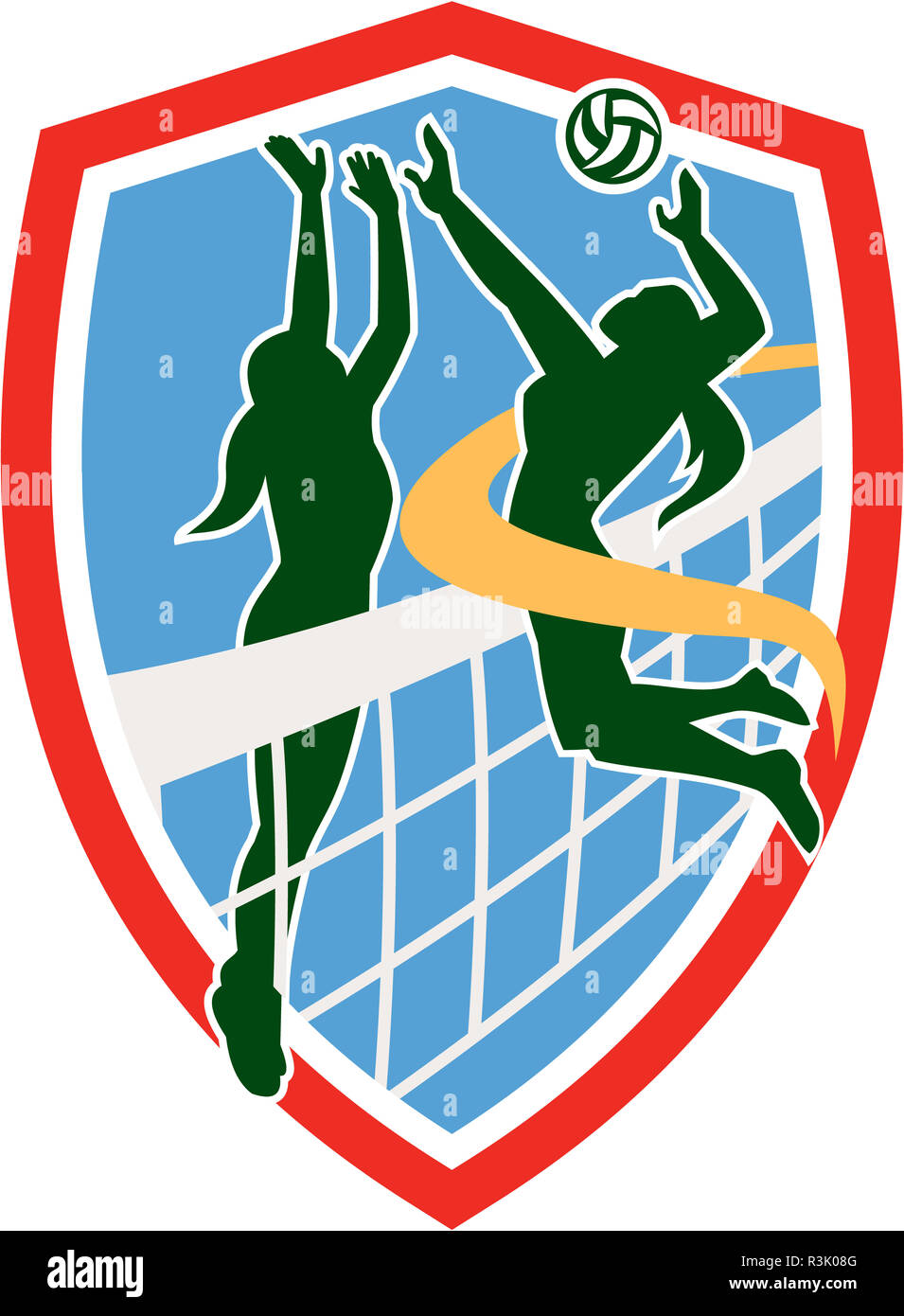 Volleyball Block Clipart