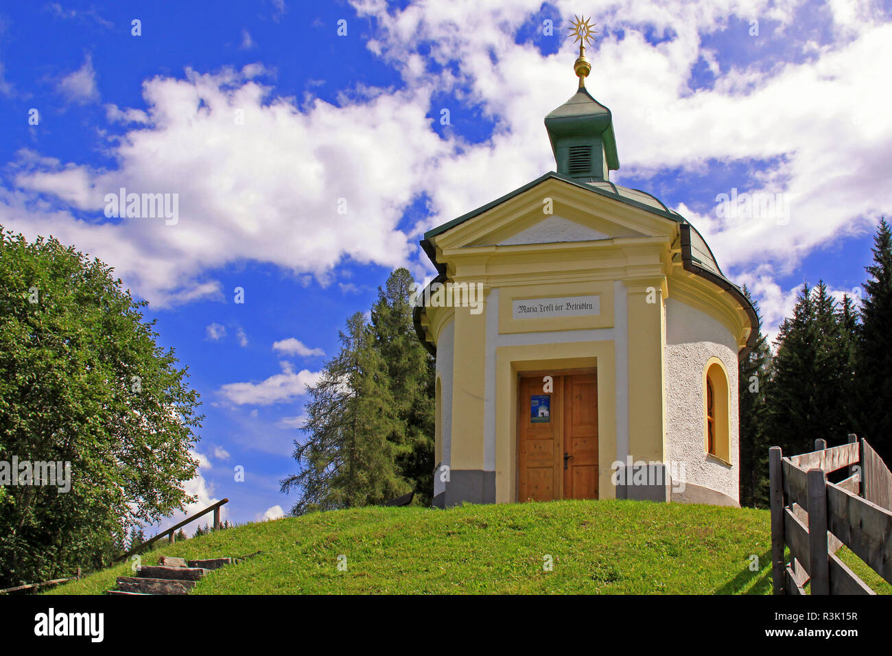 pilgrimage chapel maria elend in embach Stock Photo - Alamy