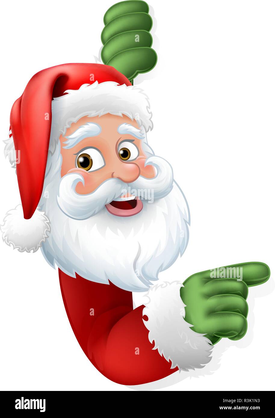 Santa claus holiday poster Stock Vector Images - Alamy