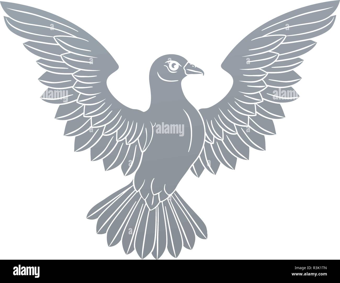 White Dove Concept Stock Vector Image & Art - Alamy