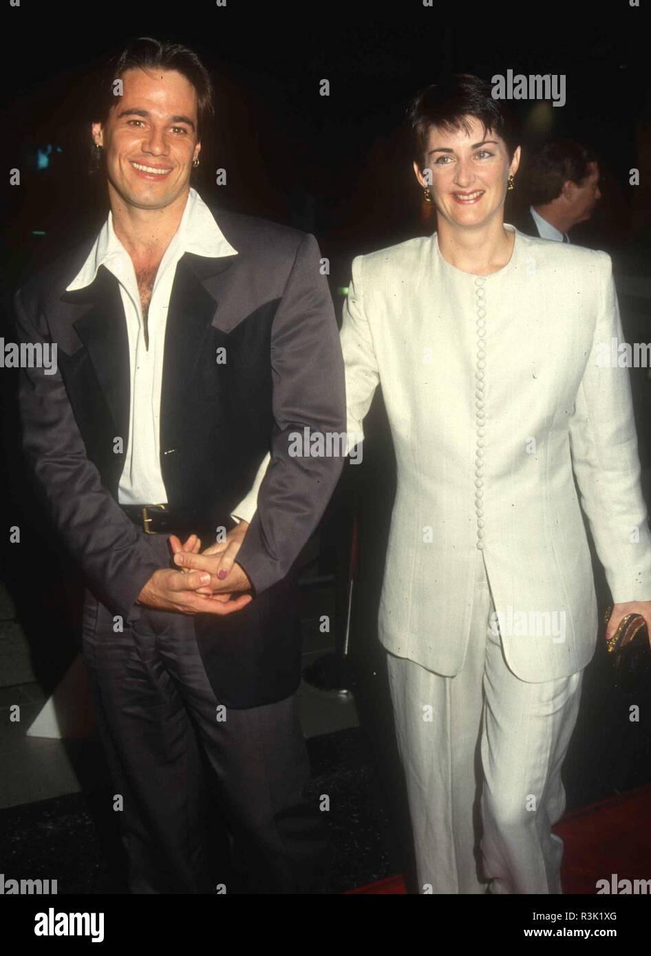 HOLLYWOOD, CA - FEBRUARY 10: (L-R) Actor Paul Mercurio and wife Andrea ...