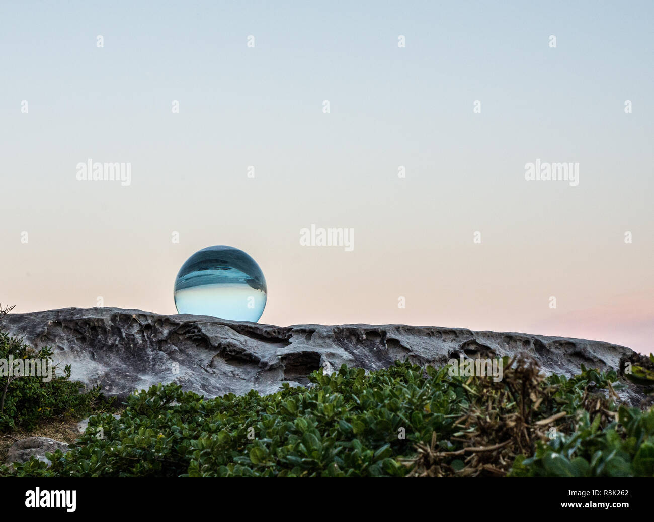 Blue sphere landscape hi-res stock photography and images - Alamy