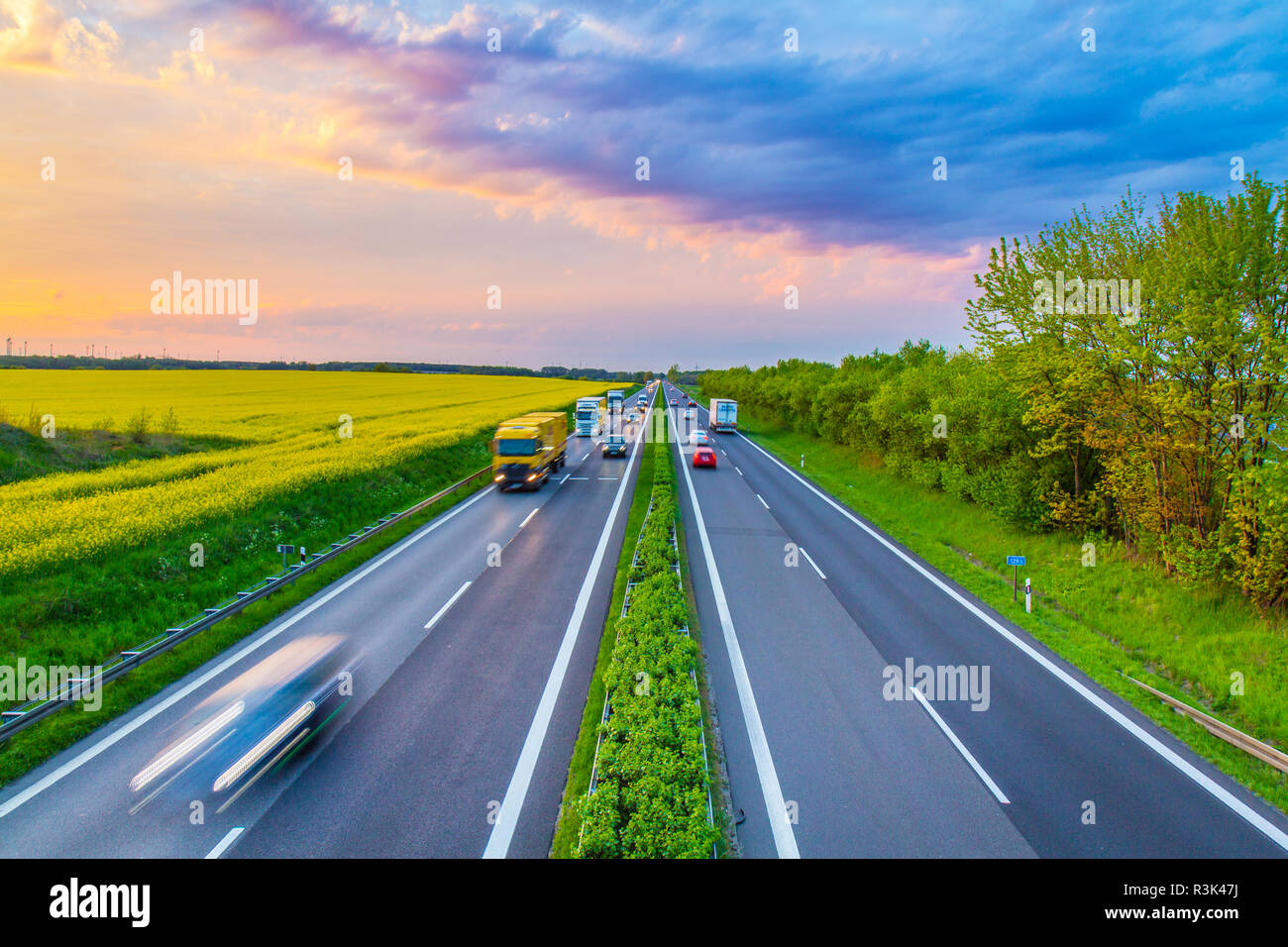 Autobahn - Germany Stock Photo - Alamy