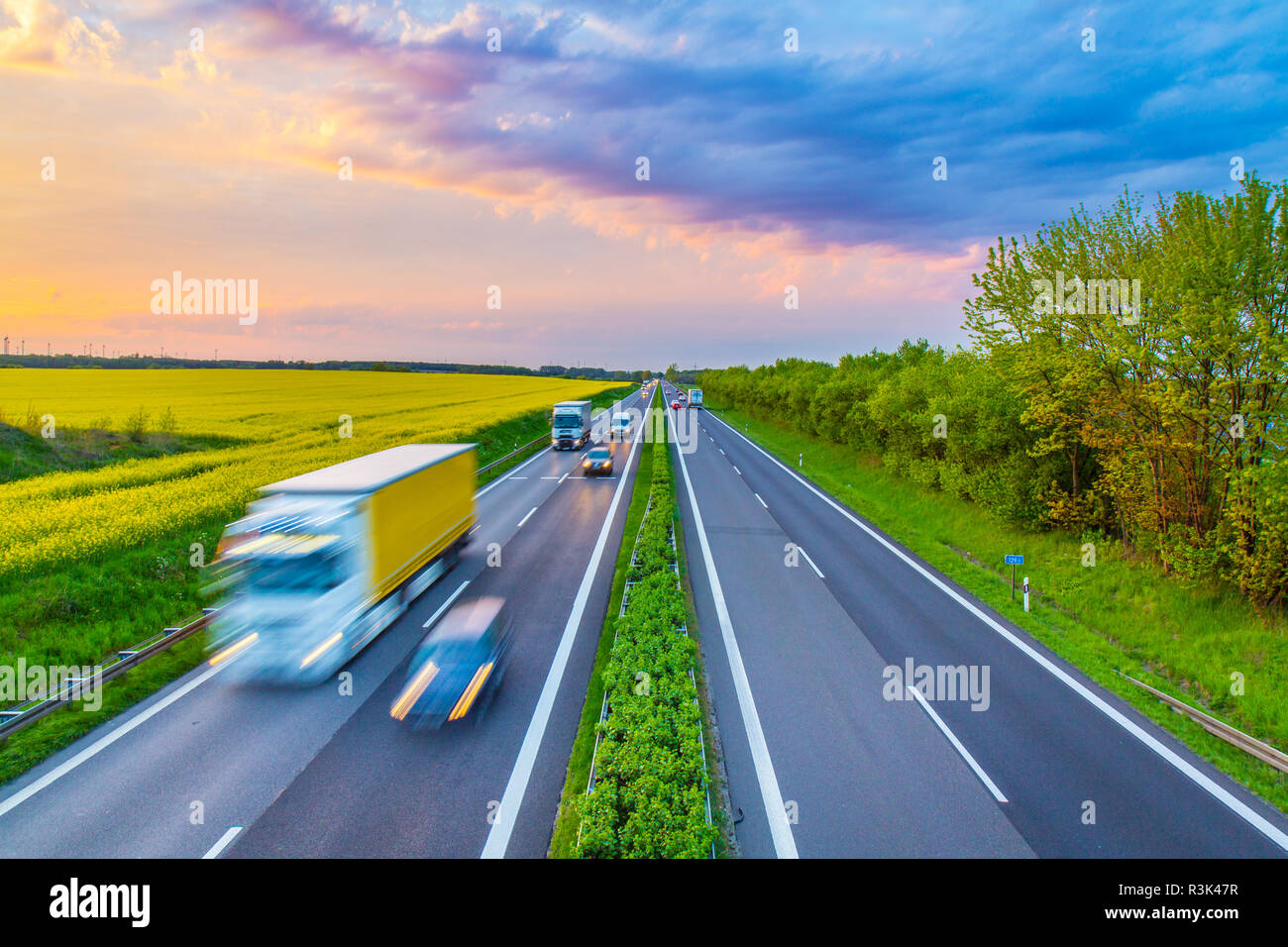 Autobahn - Germany Stock Photo - Alamy