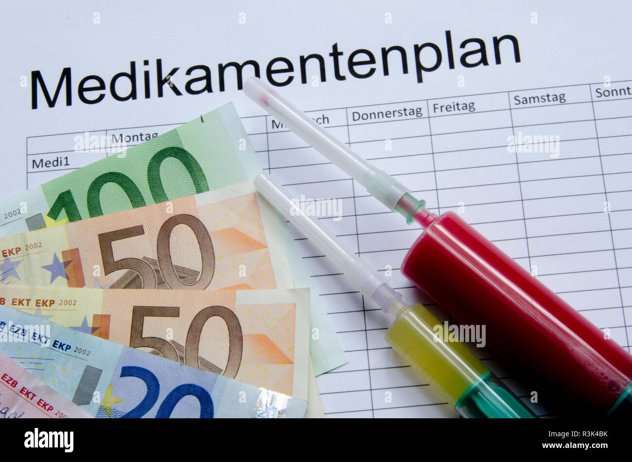 Medikamentenplan hi-res stock photography and images - Alamy