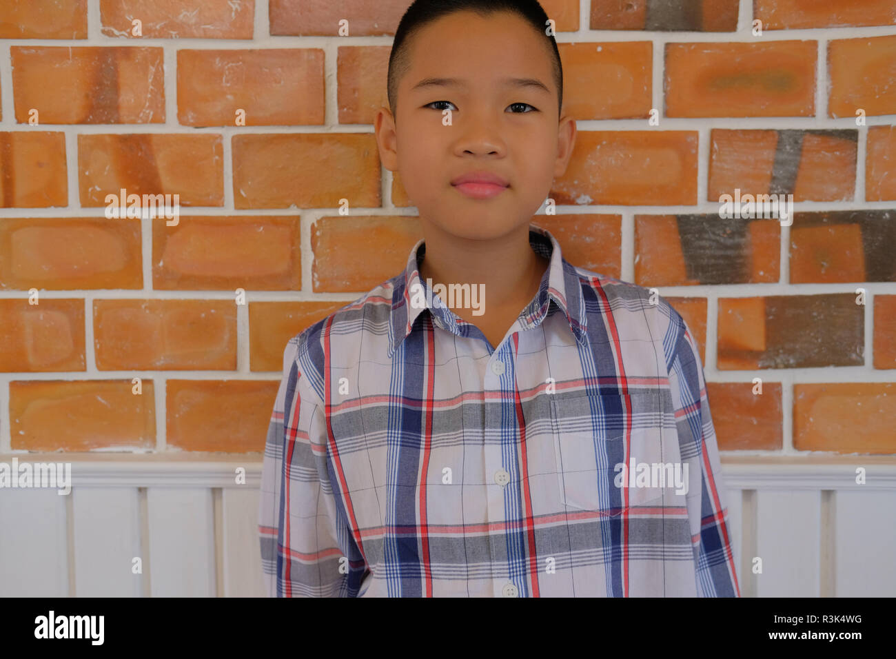 young little asian kid boy child children wearing casual clothes Stock ...