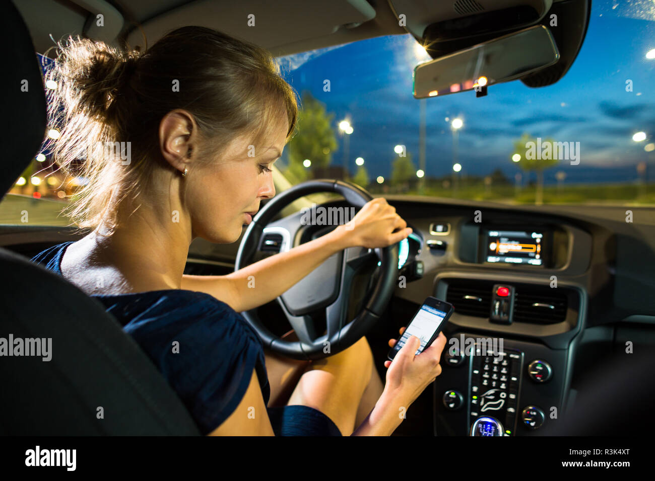 Woman Stick Shift Car High Resolution Stock Photography and Images - Alamy