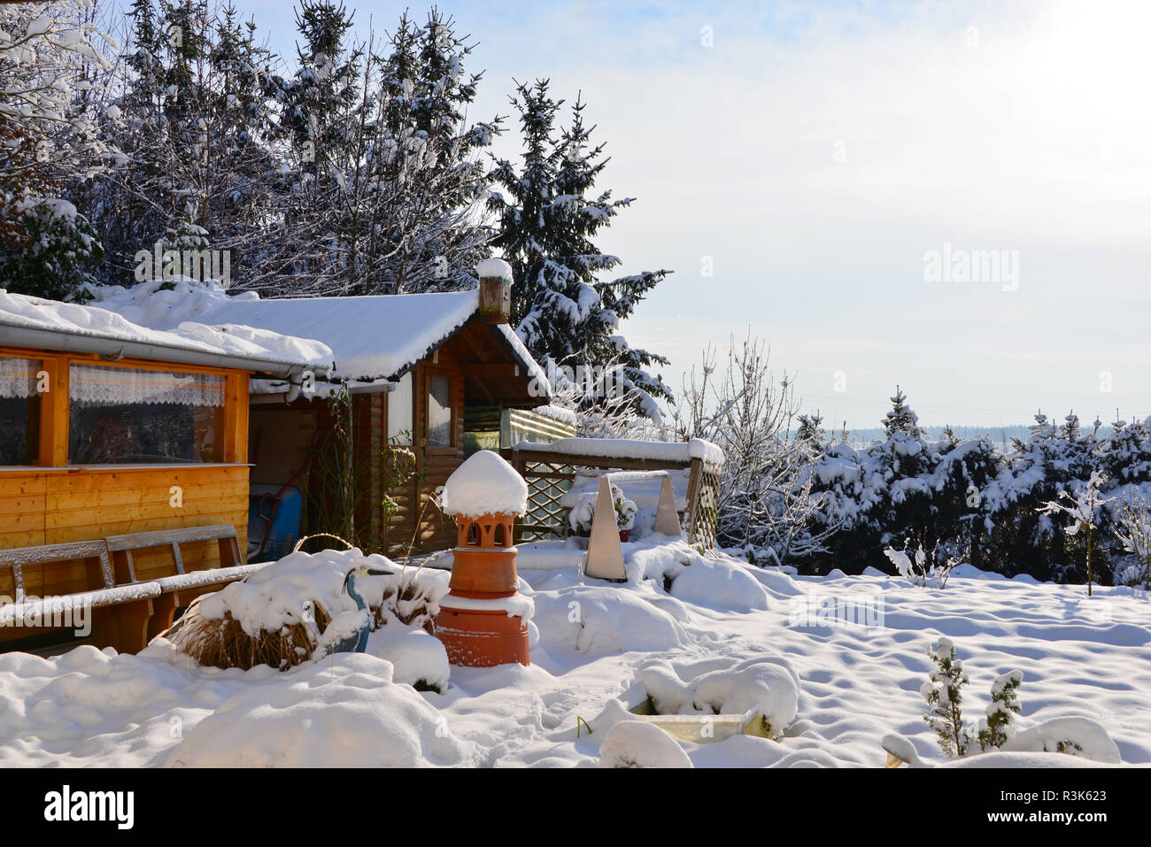 winter in siegelbach Stock Photo - Alamy