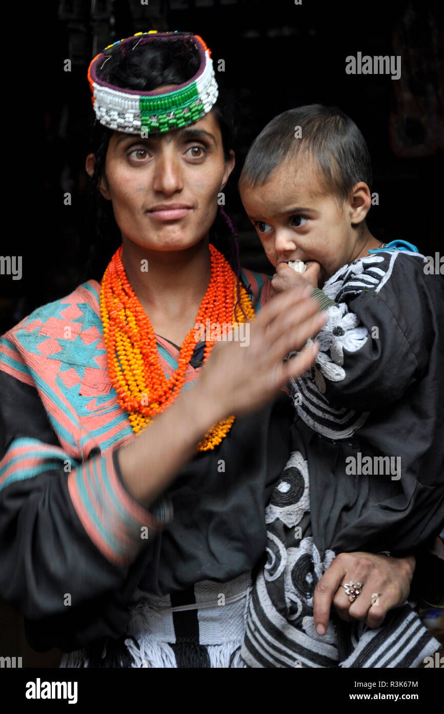 Pakistan, Bumburet valley, Chilan Loshi festival Stock Photo - Alamy