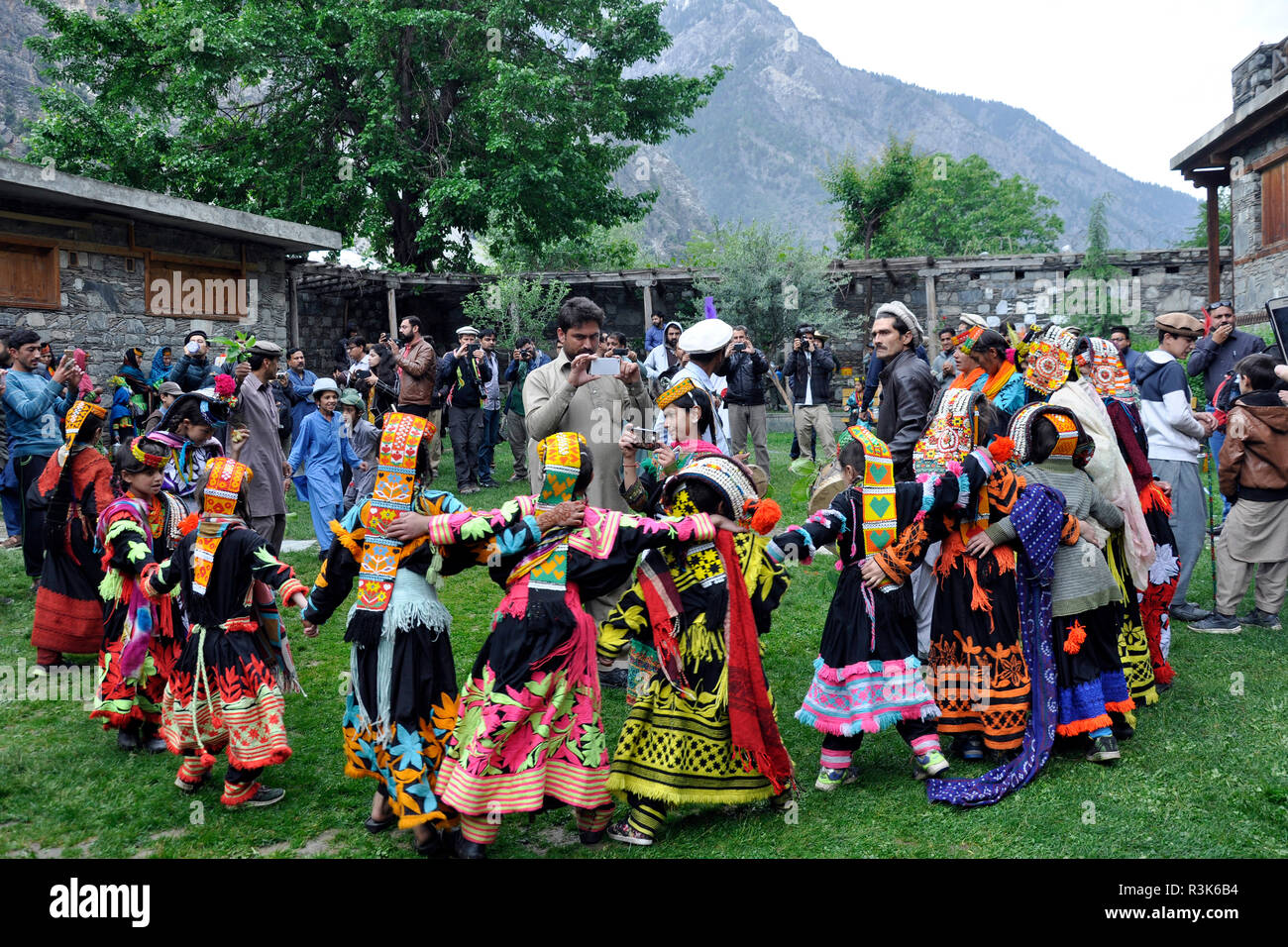 Pakistan, Bumburet valley, Chilan Loshi festivn Stock Photo - Alamy