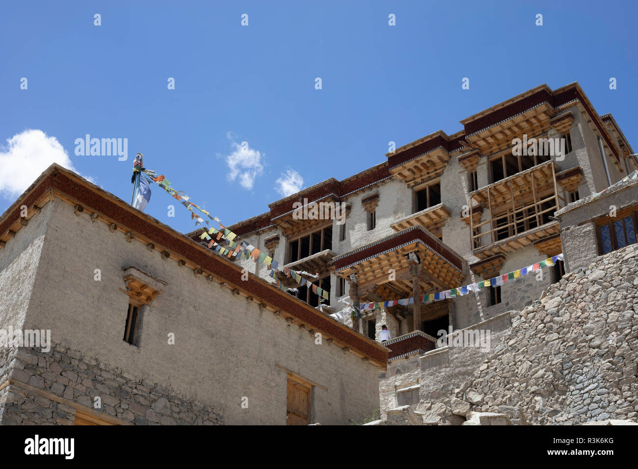 Shey Palace, Jammu and Kashmir, India. Shey used to be the capital of ...