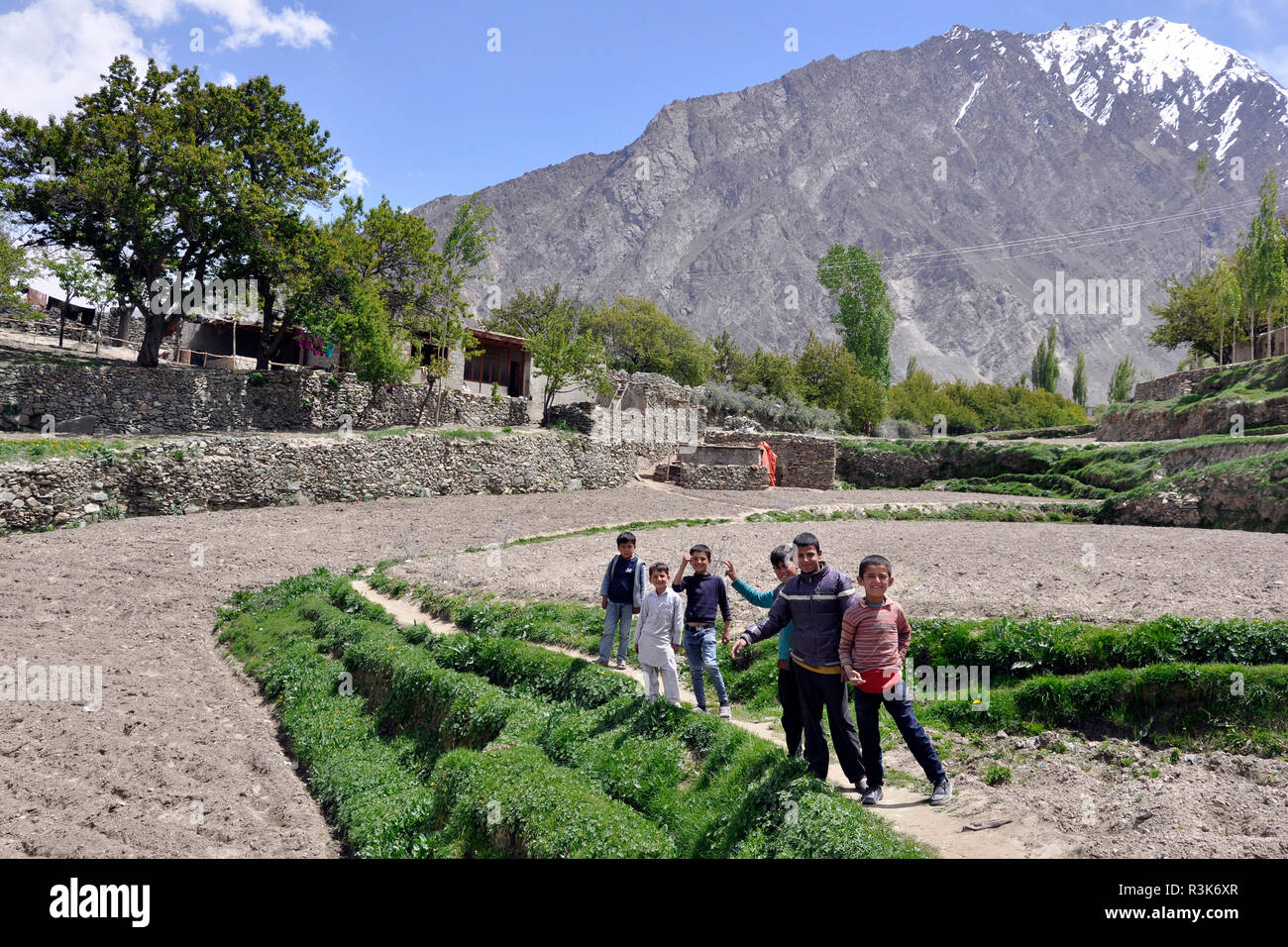 Pakistan, Nagar valley, landscape Stock Photo - Alamy