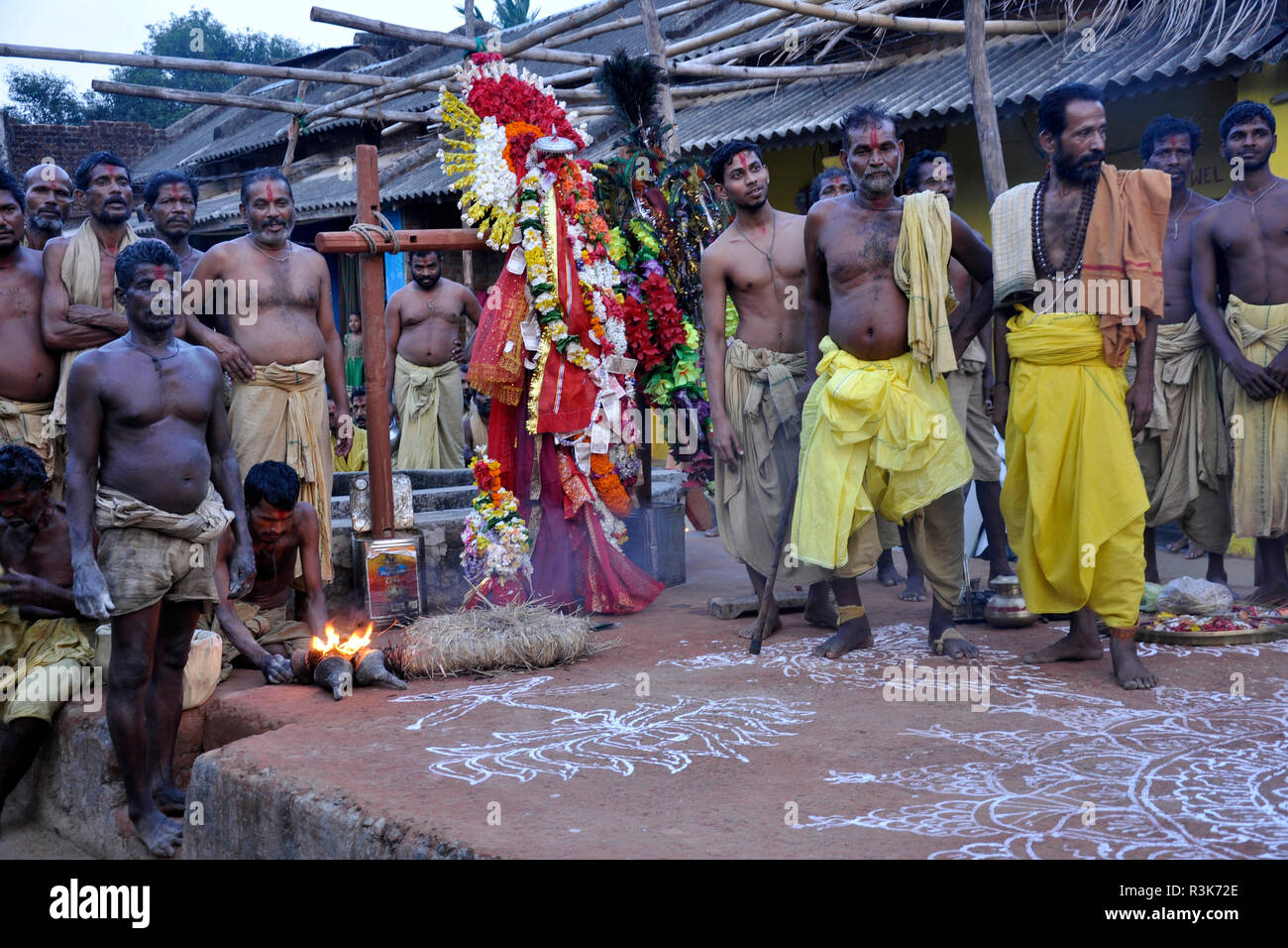 India, Orissa, Ganjam district, Danda Yatra rite Stock Photo - Alamy