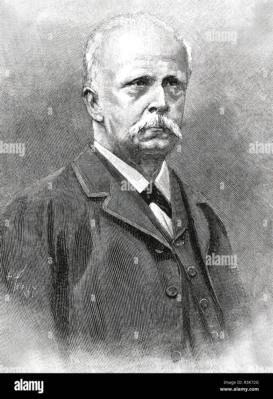 HERMANN von HELMHOLTZ (1821-1894) German physician and physicist Stock ...