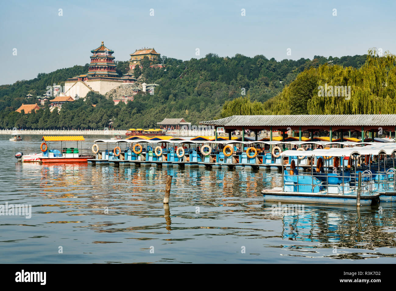 Summer Palace above Kunming Lake, Beijing, China Stock Photo - Alamy