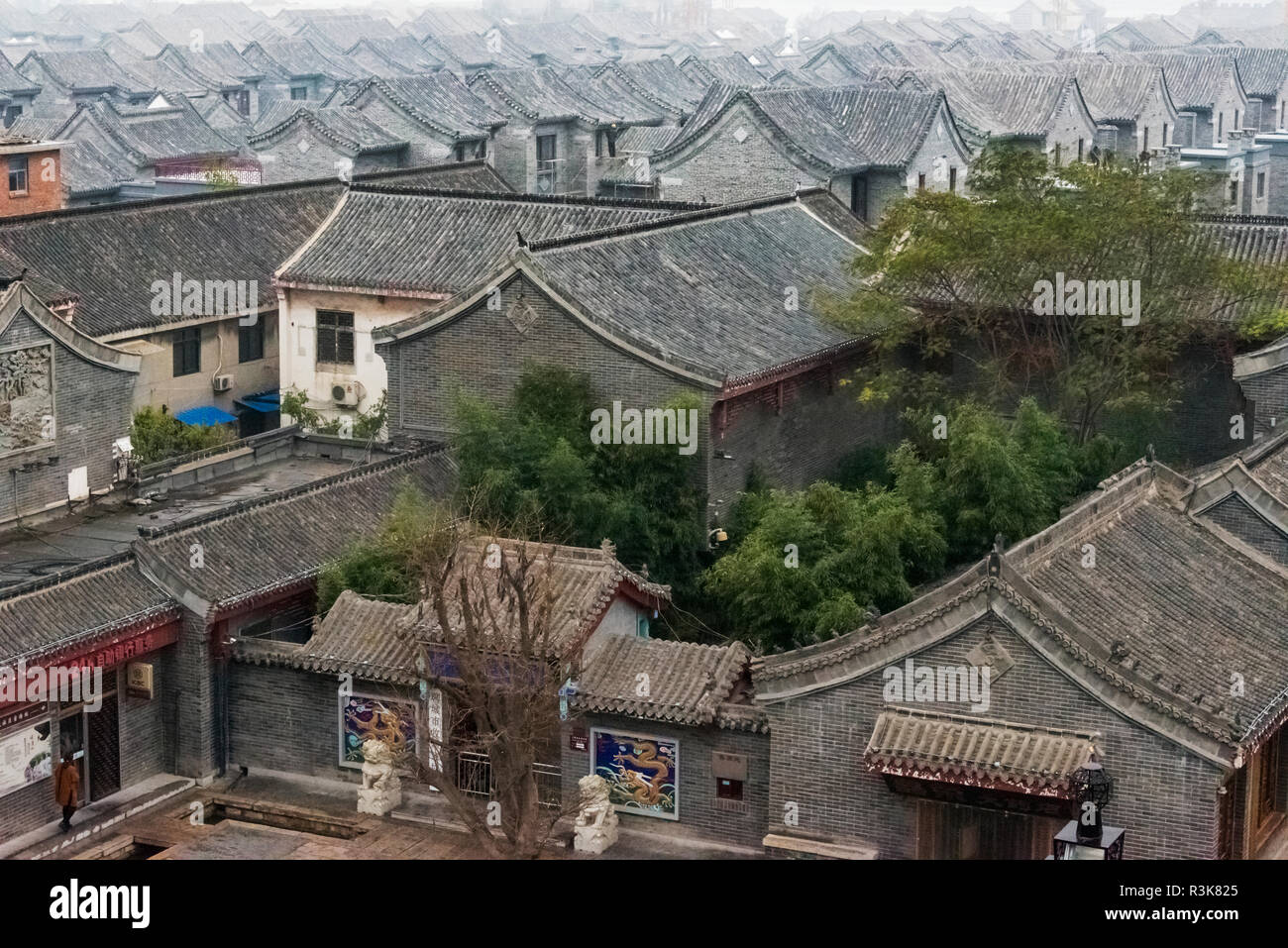 Traditional houses, Liaocheng, Shandong Province, China Stock Photo - Alamy