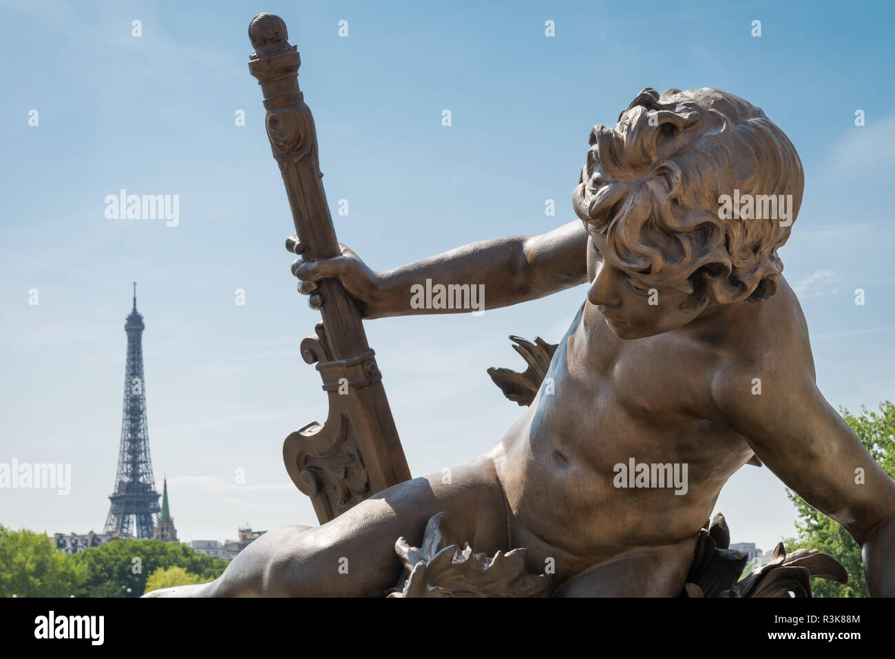 Statue of gustave eiffel tower hi-res stock photography and images - Alamy