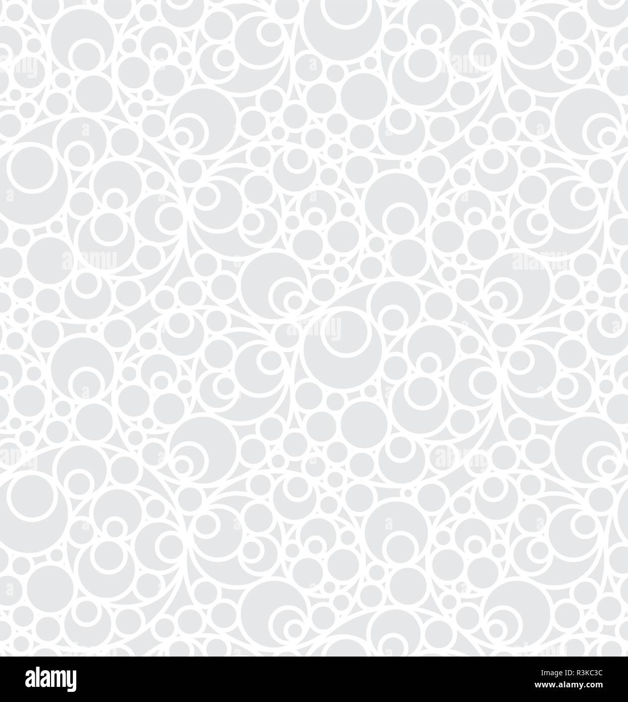 Round shapes bubbles modern repeating seamless texture tracery and ...