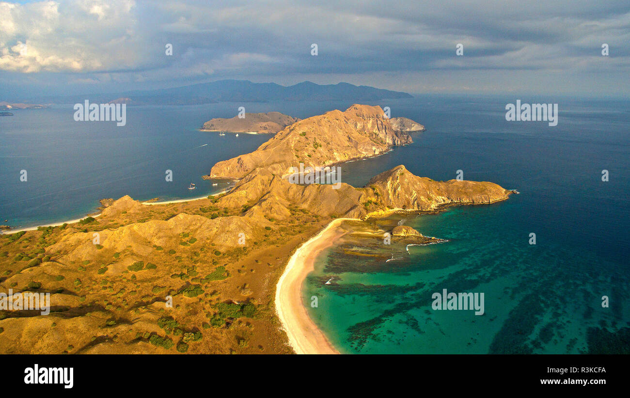 Komodo national park aerial hi-res stock photography and images - Alamy