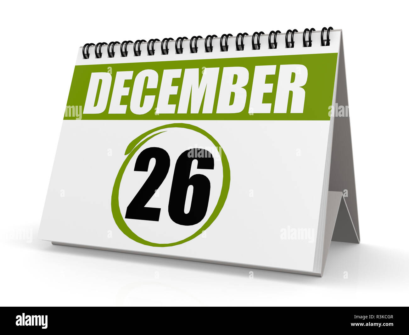 December 26 calender Cut Out Stock Images & Pictures - Alamy