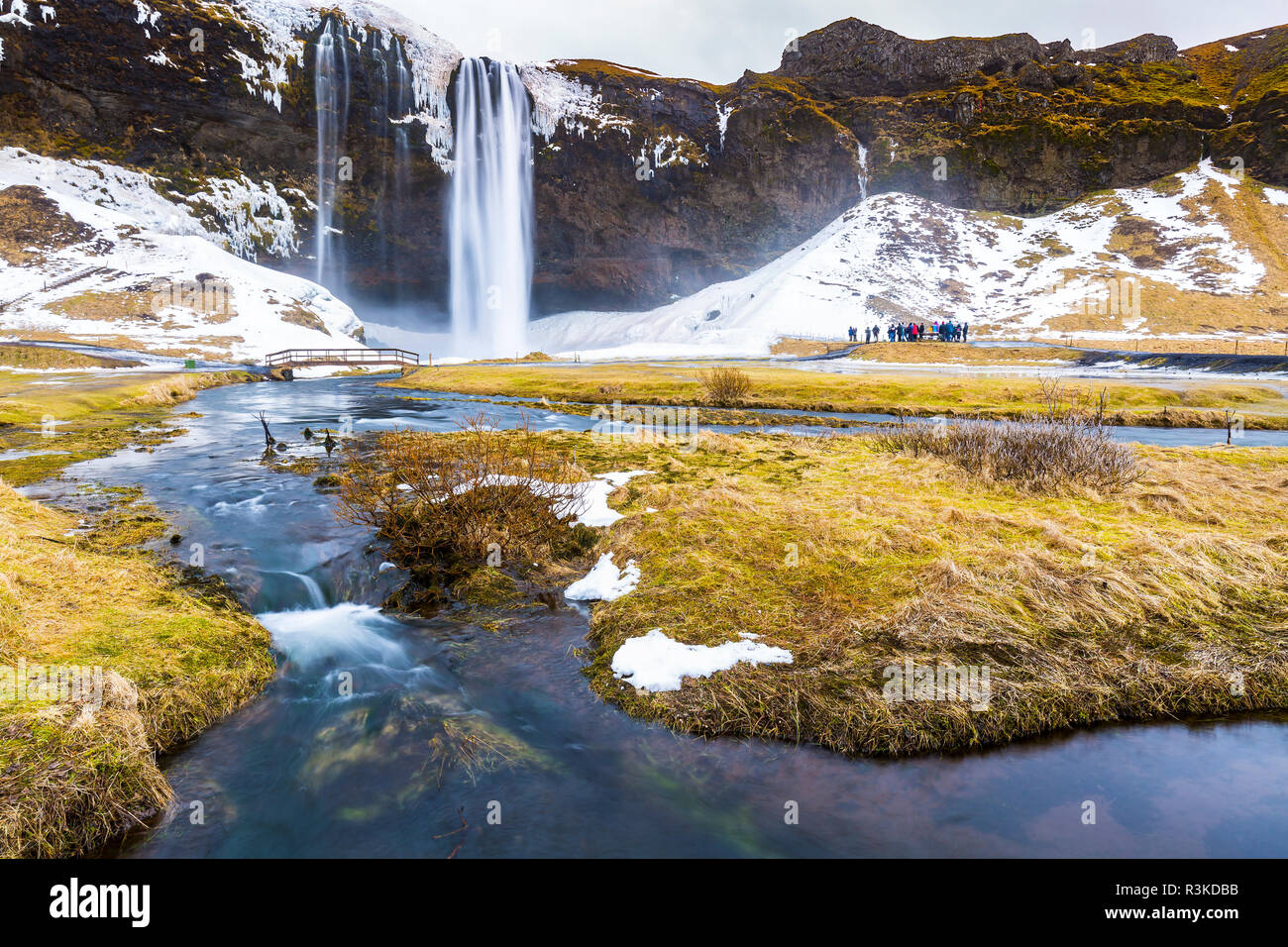Seljalandfoss winter hi-res stock photography and images - Alamy