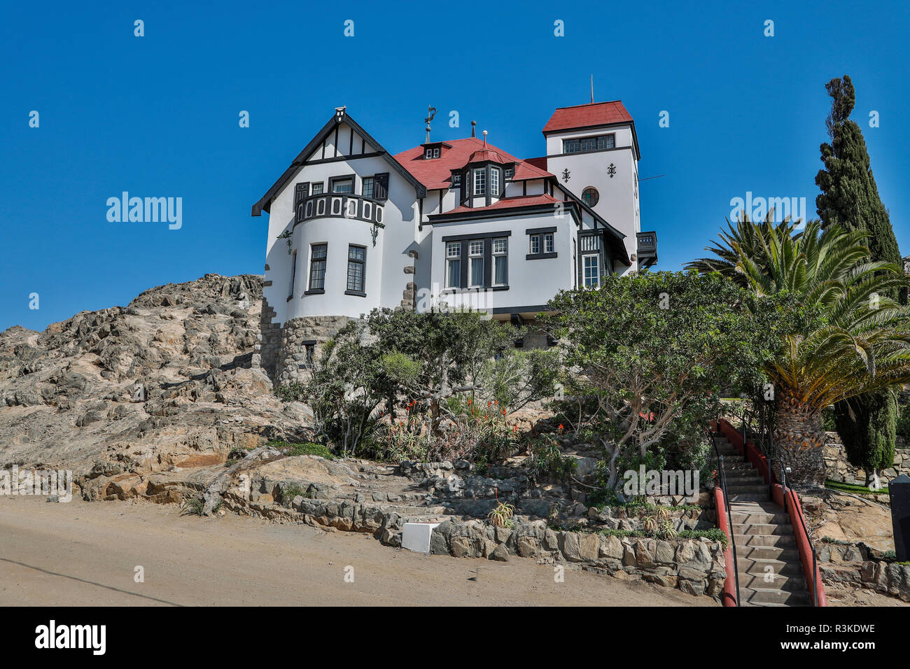 Africa, Namibia, House in Luederitz Stock Photo - Alamy