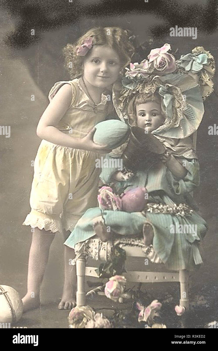 vintage victorian child image Stock Photo - Alamy