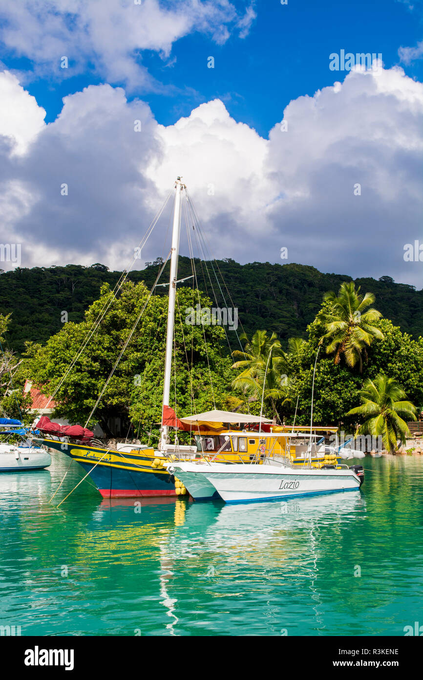 Praslin marina praslin island seychelles hi-res stock photography and ...