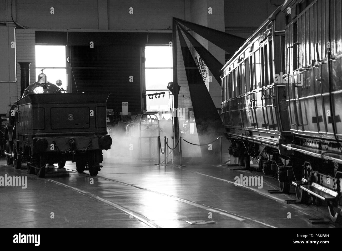 National Rail Museum York train workshops Stock Photo - Alamy