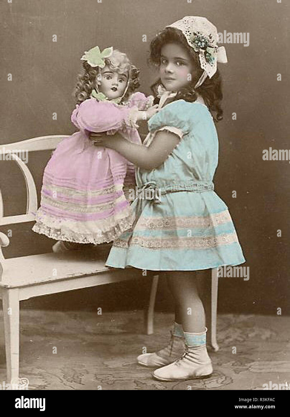 vintage victorian child image Stock Photo - Alamy