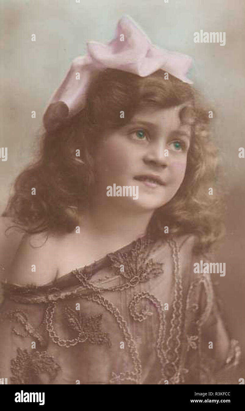 vintage victorian child image Stock Photo - Alamy