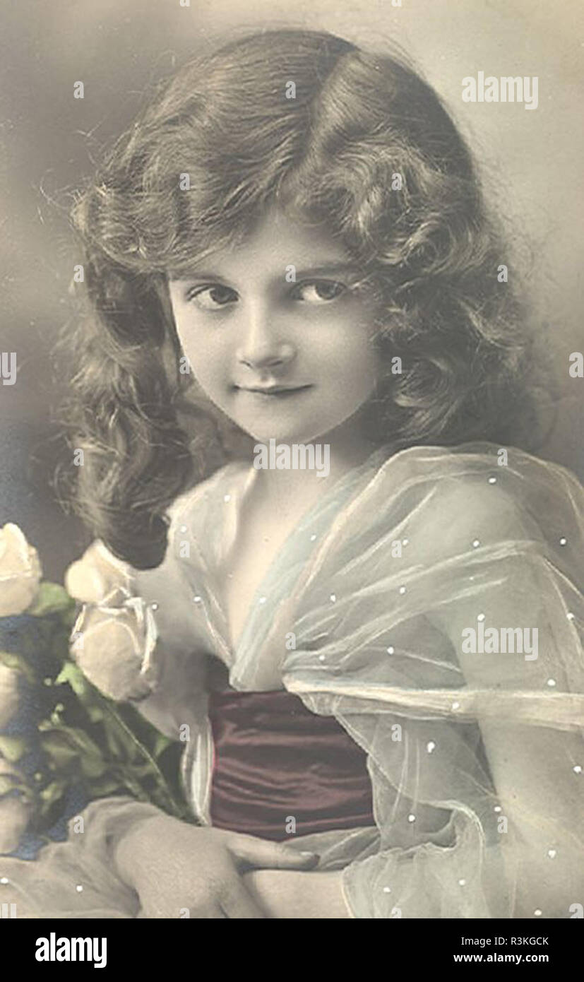vintage victorian child classic image Stock Photo - Alamy